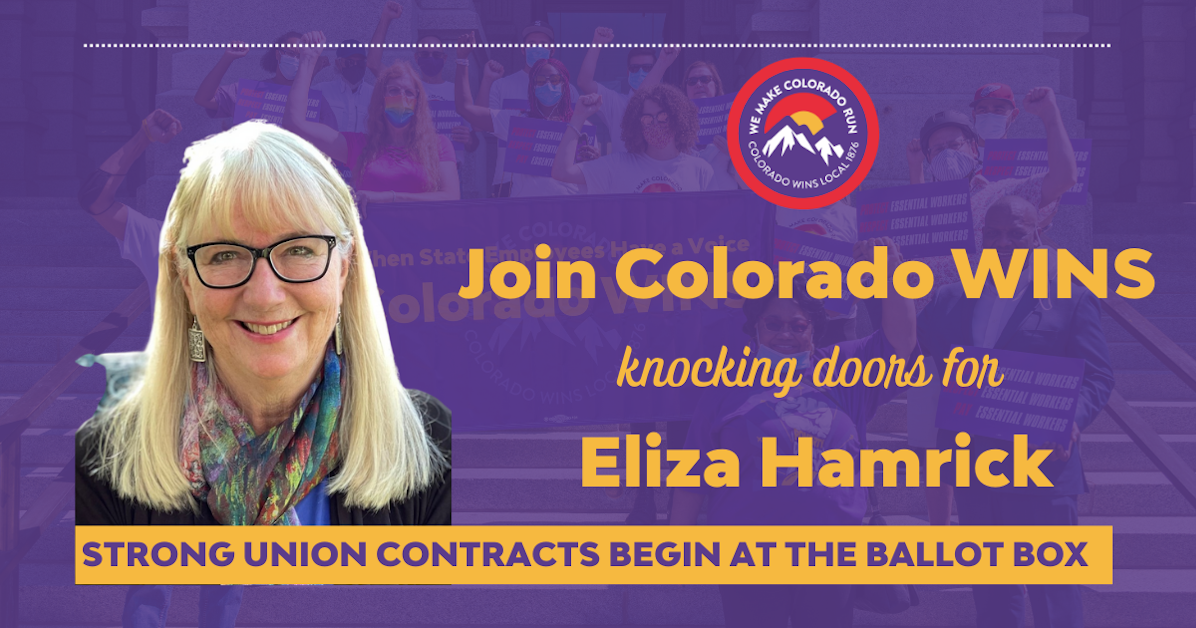 Colorado WINS Knocks Doors for Eliza Hamrick · Mobilize
